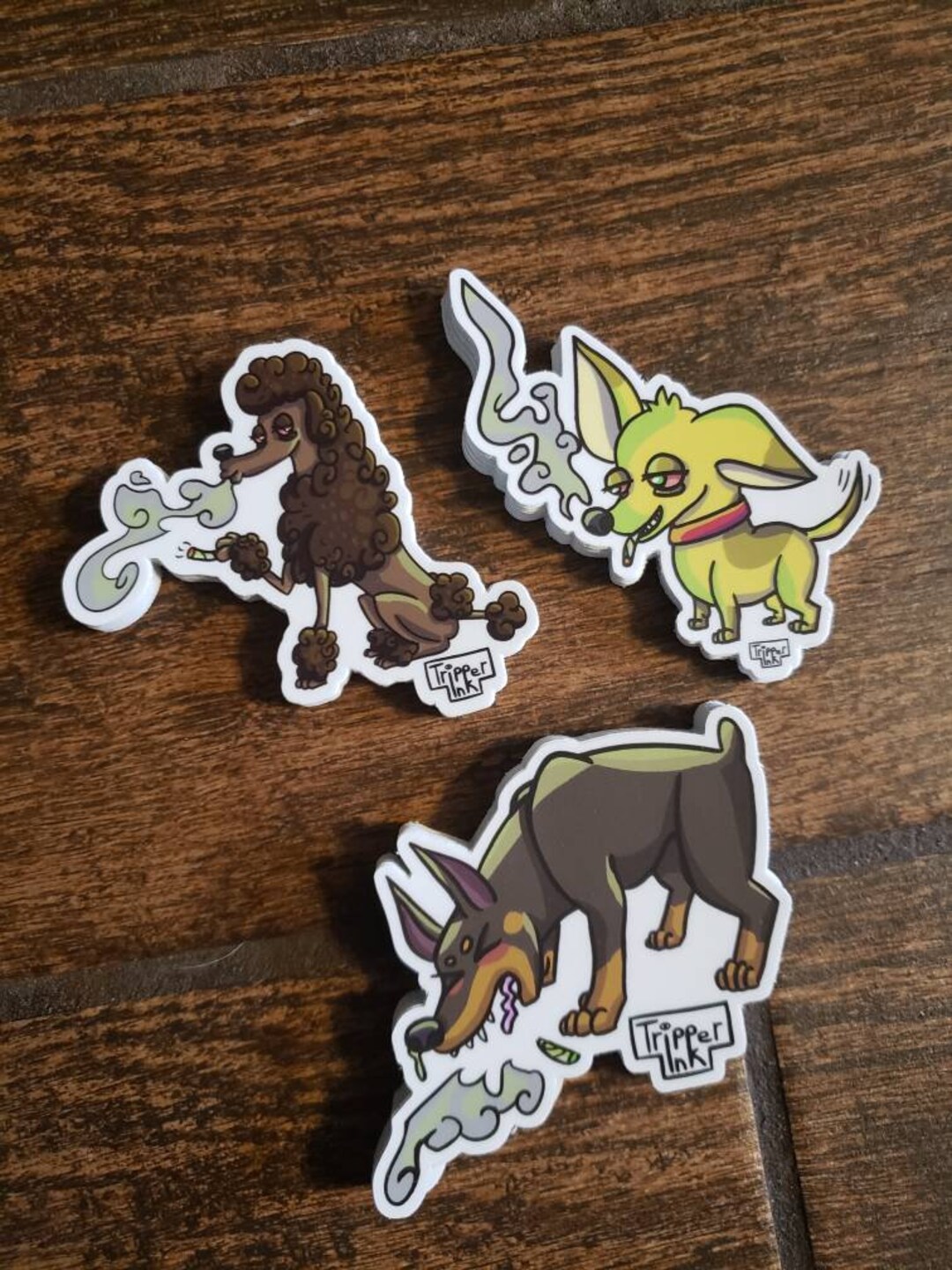 420 Dogs Sticker Pack Outdoor/dishwasher Safe Funny Stoner Sticker ...