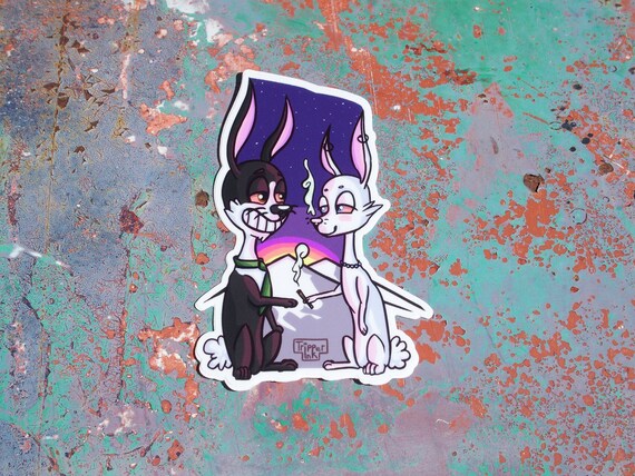 Stoner Bunnies Vinyl Sticker Waterproof/ UV Protected - Etsy
