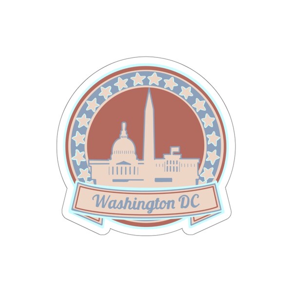 Washington Dc Sticker - Etsy