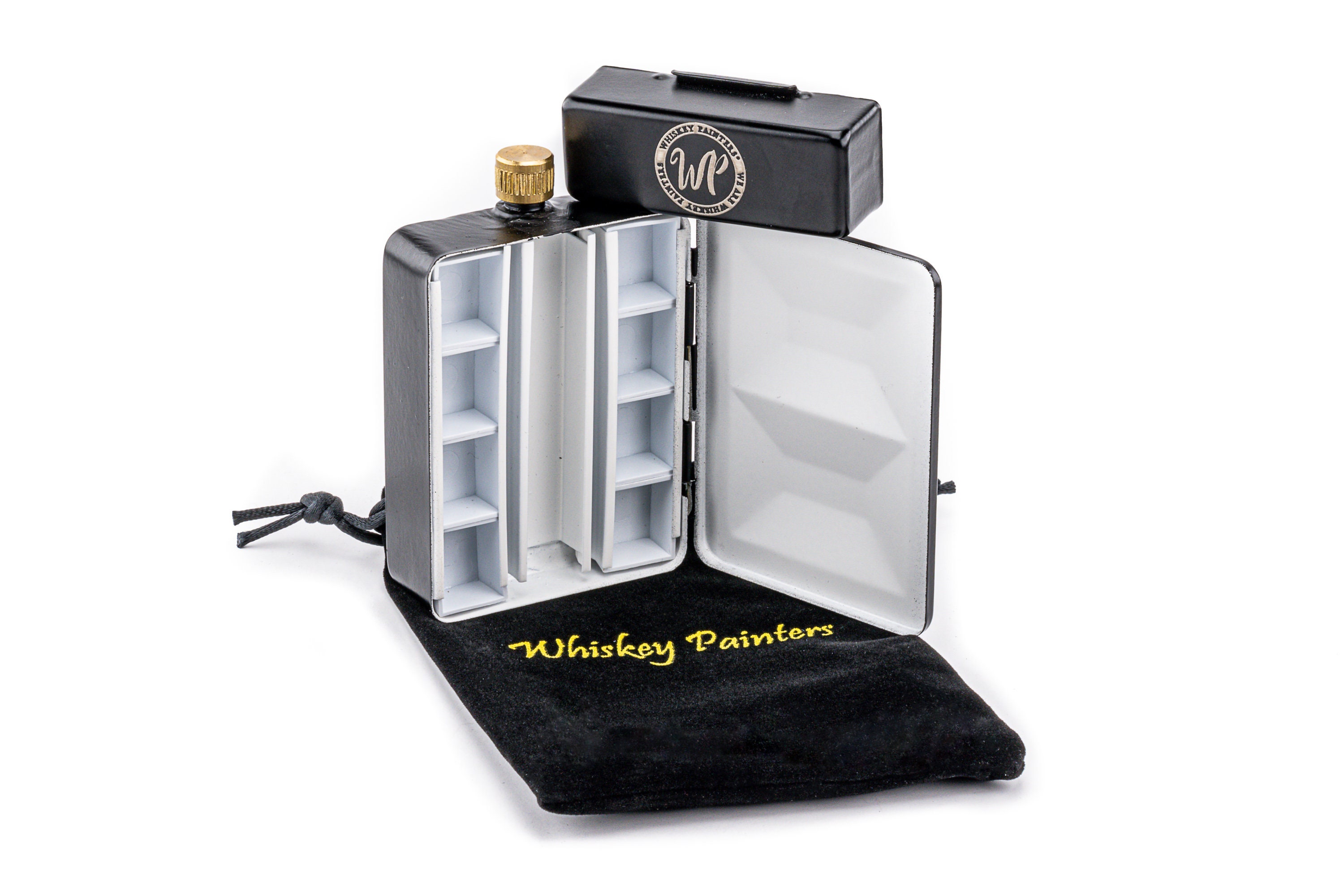 Artist Watercolor Palette Travel Box: Whiskey Painters ,scottie Flask ...