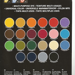 DYLON Multipurpose Professional Fabric Dye 1 Lb Tins. 1 Dyes in Set ...
