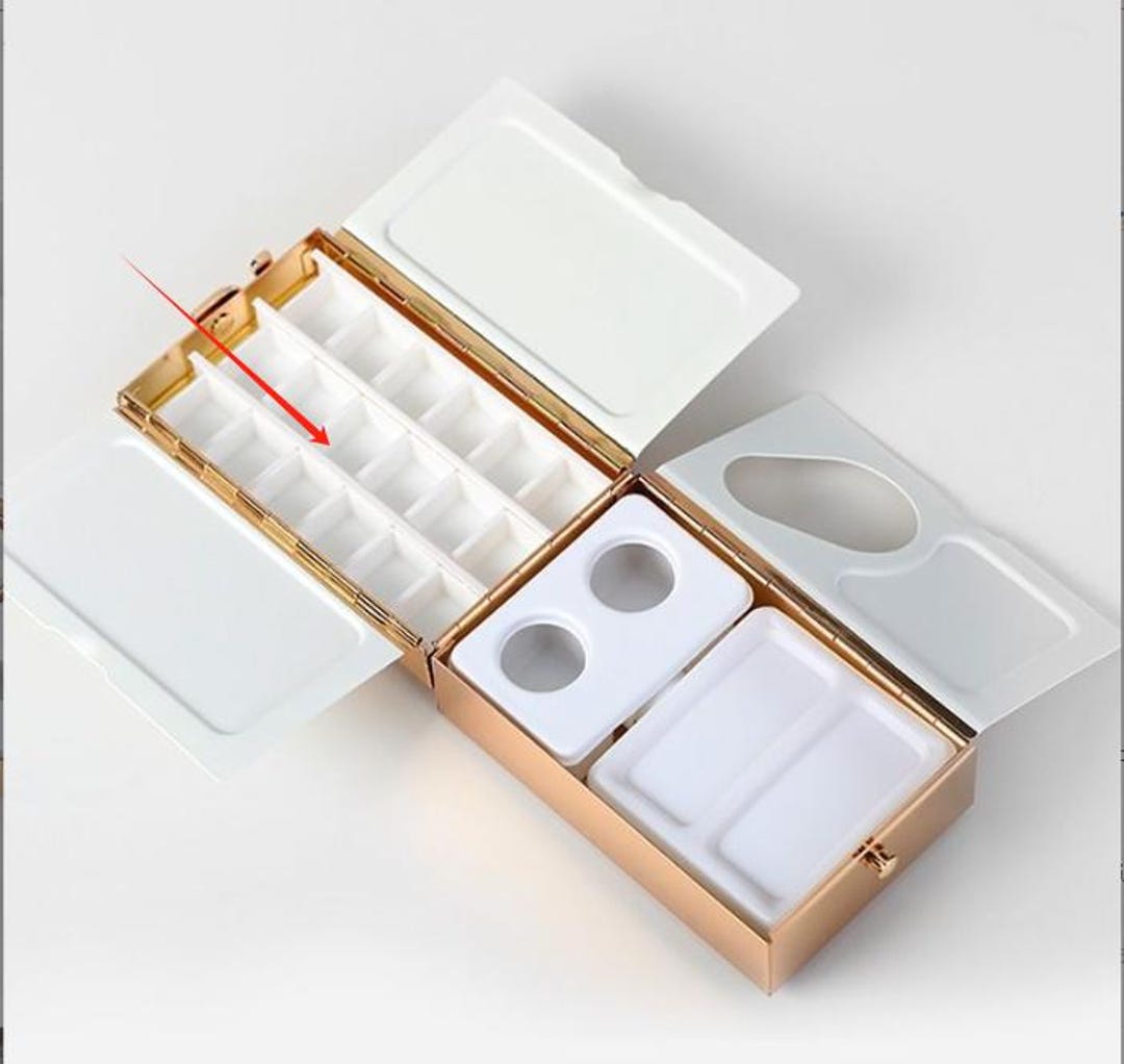 Mini Paintbox, Brass Watercolor Palette, Handmade Brass Palette, Artist ...