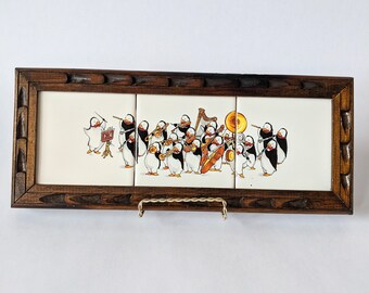 Penguin Plate | Etsy