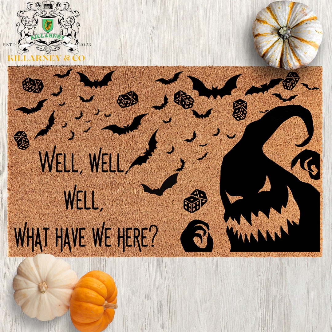 Oogie Boogie Doormat, Disney Decor, Nightmare Before Christmas Doormat ...