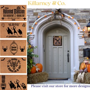 The Haunted Mansion Doormat, Gargoyle Mat, Disney Haunted Mansion Decor ...