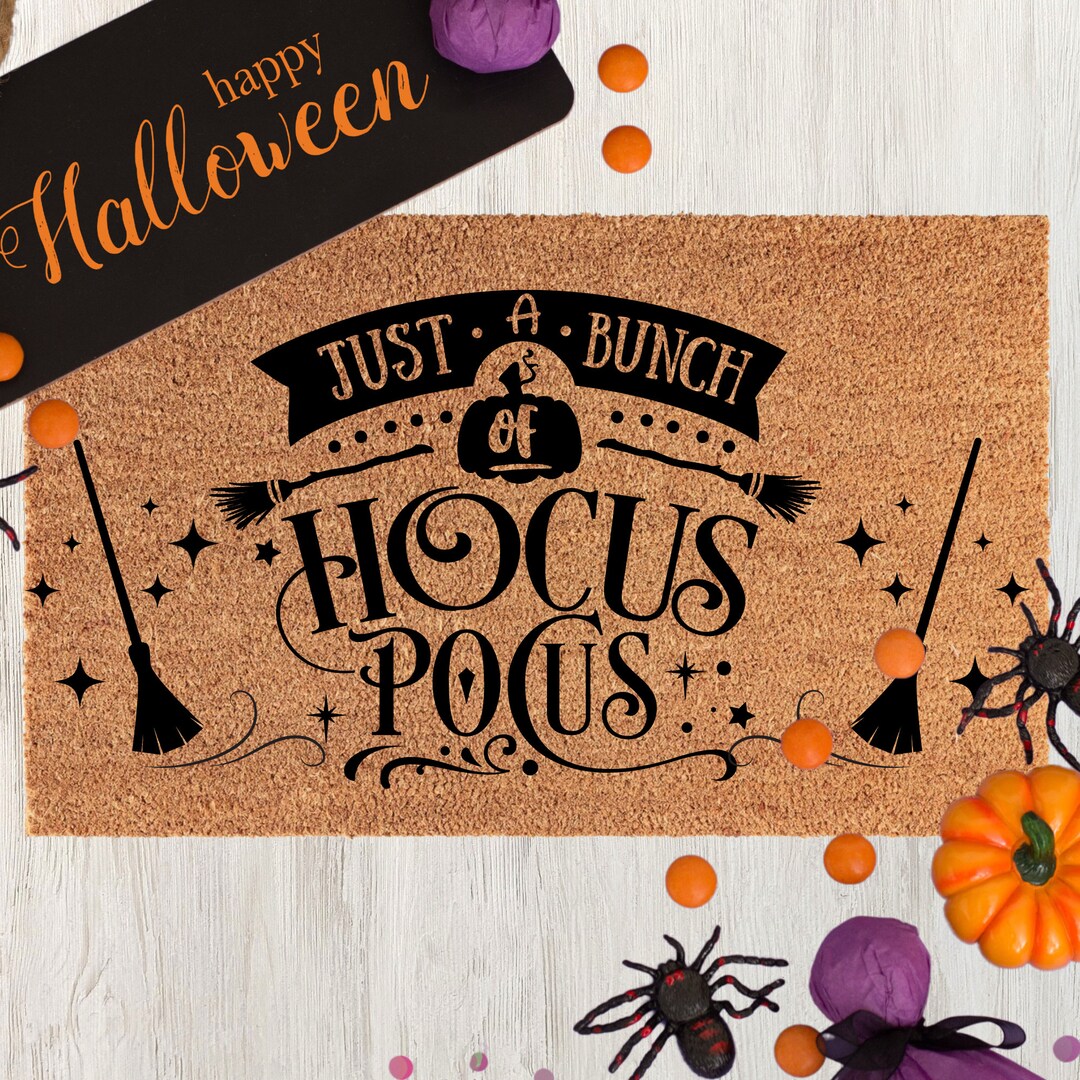 Hocus Pocus Doormat, Funny Witch Halloween Decor - Etsy