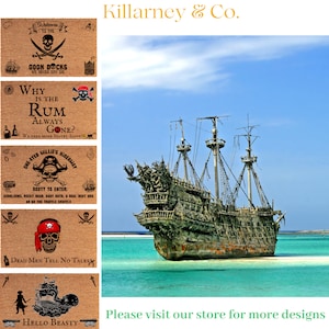 Captain Jack Sparrow Rum Bar Doormat, Pirates of the Caribbean, Disney ...