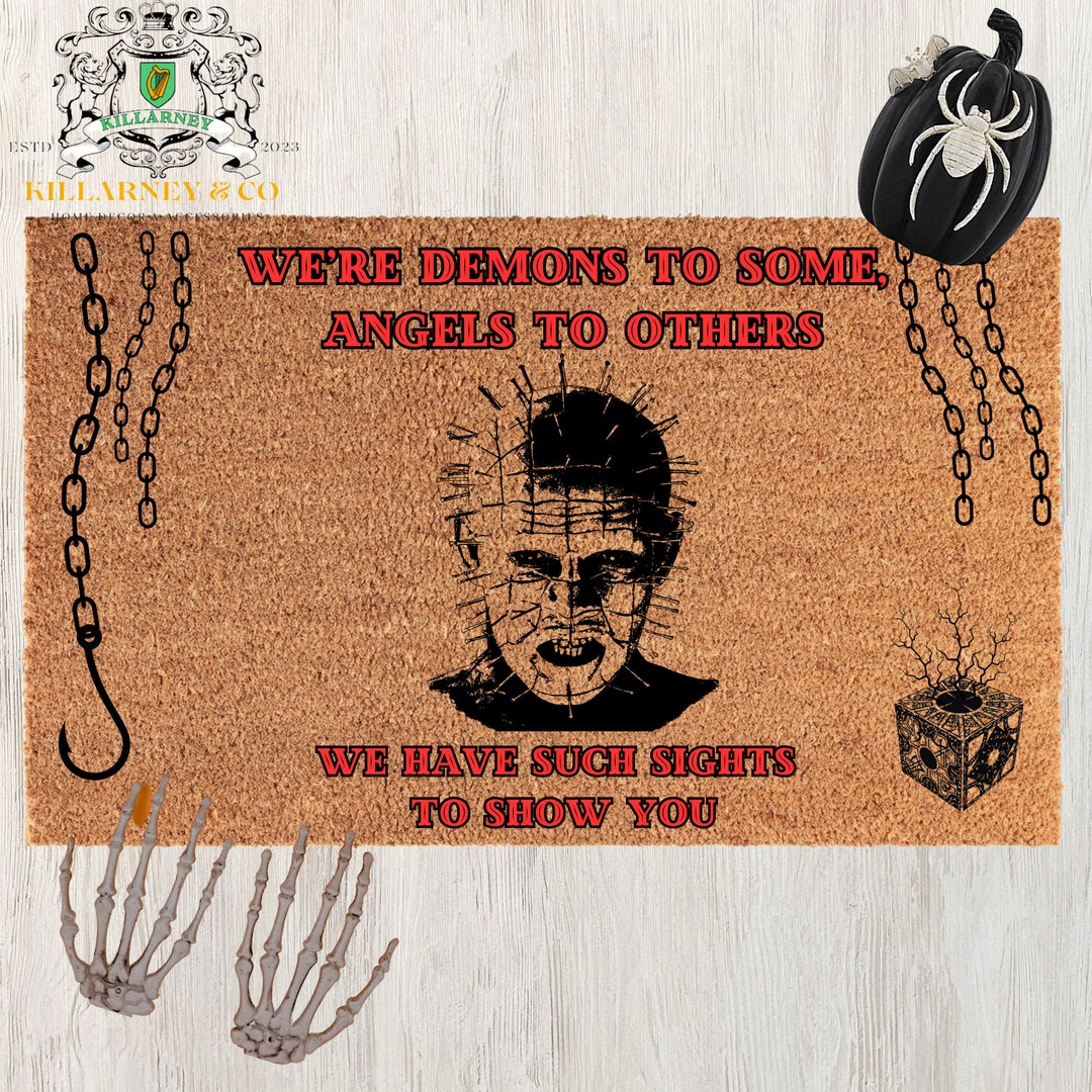 Pinhead Doormat, Pinhead Movie Door Mat, Hellraiser Movie Decor, Horror ...