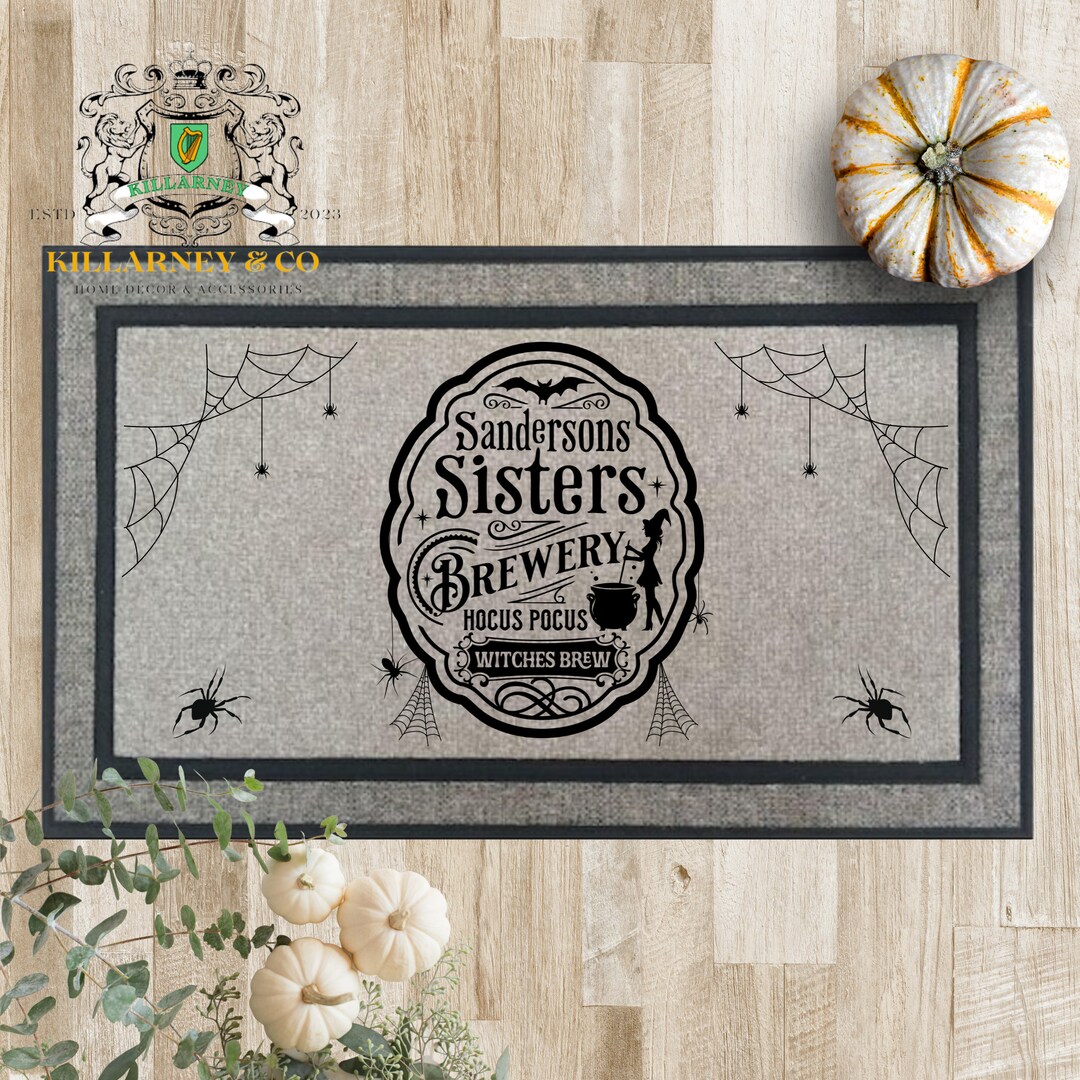 Sanderson Sisters Brewery Mat Hocus Pocus Door Mat Halloween - Etsy