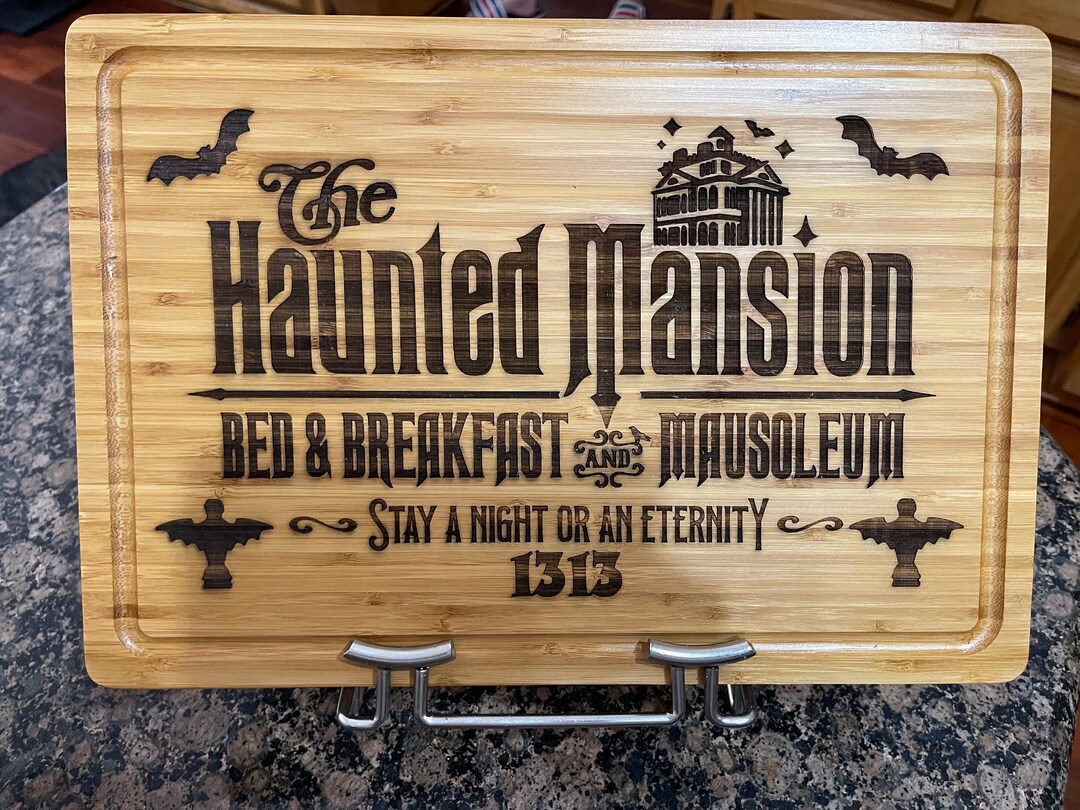Haunted Mansion Cutting Board Haunted Mansion Decor Charcuterie Board ...