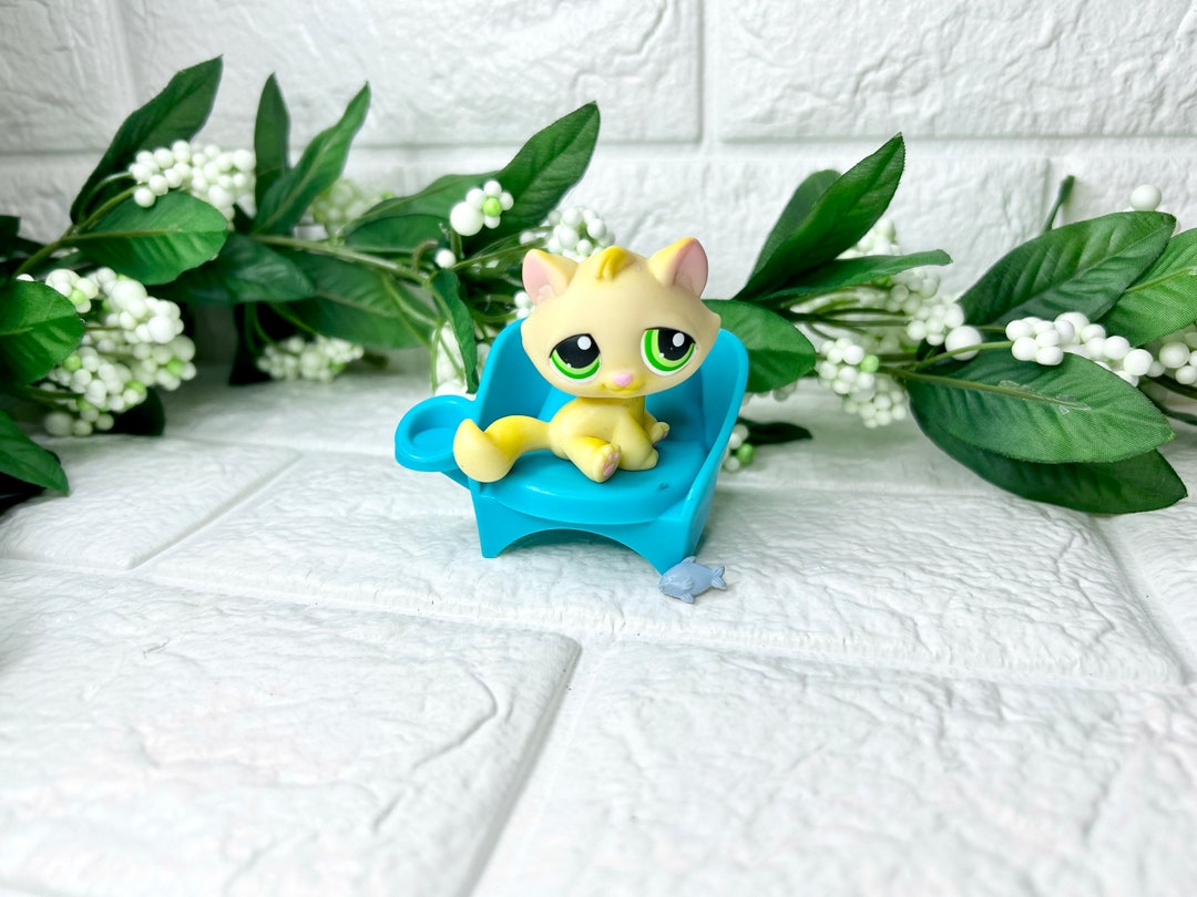LPS 94 Yellow Cat Tabby - Etsy