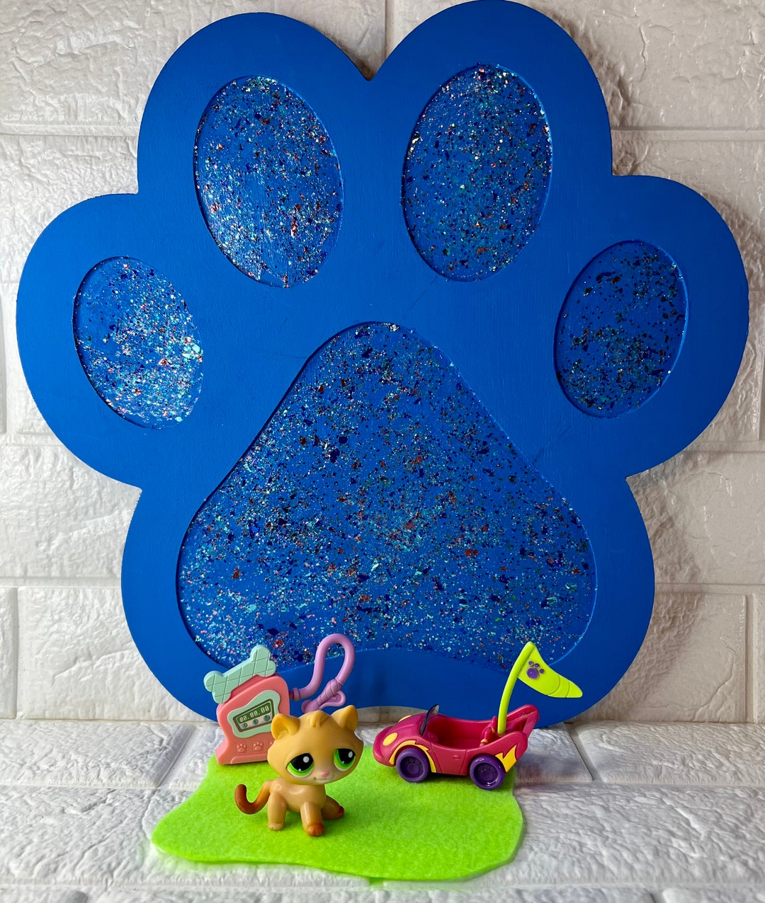 LPS Cat and Race Car - Etsy