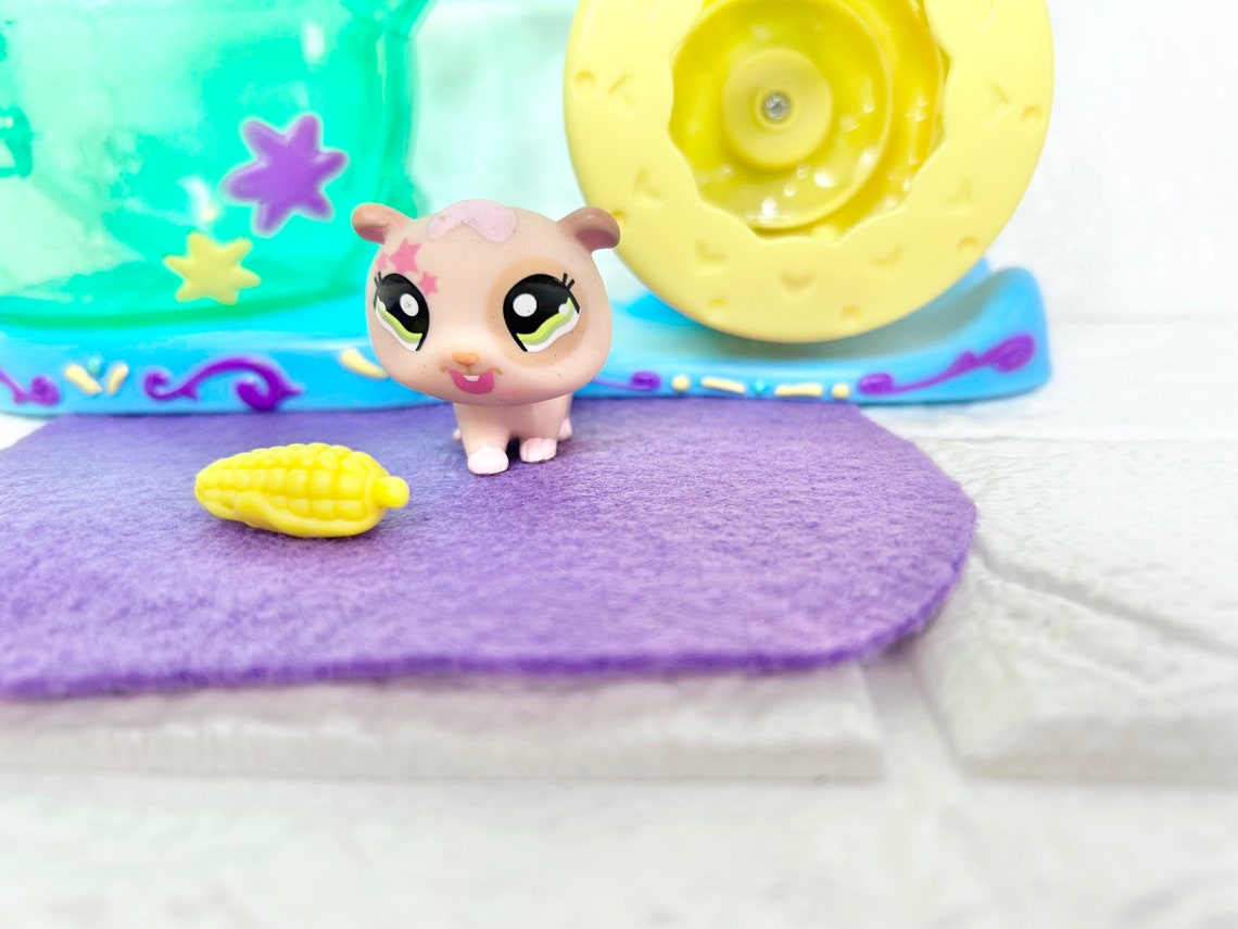 Littlest Pet Shop LPS 54 Hamster Gerbil Blue Dot Eyes 1341 - Etsy