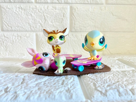 Skate Park Fun Friends Vintage Littlest Pet Shop Lps Old Littlest Pet Shop Old LPS Vintage LPS Littlest Pet Shop Etsy UK