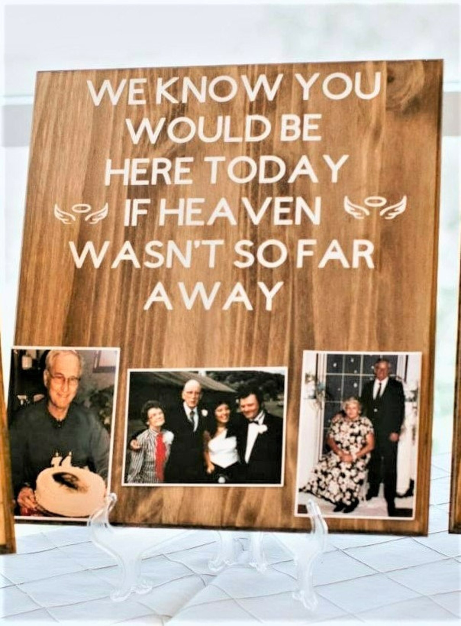 Your so Loved Wood Sign Watch Over Us Today Even in Heaven - Etsy