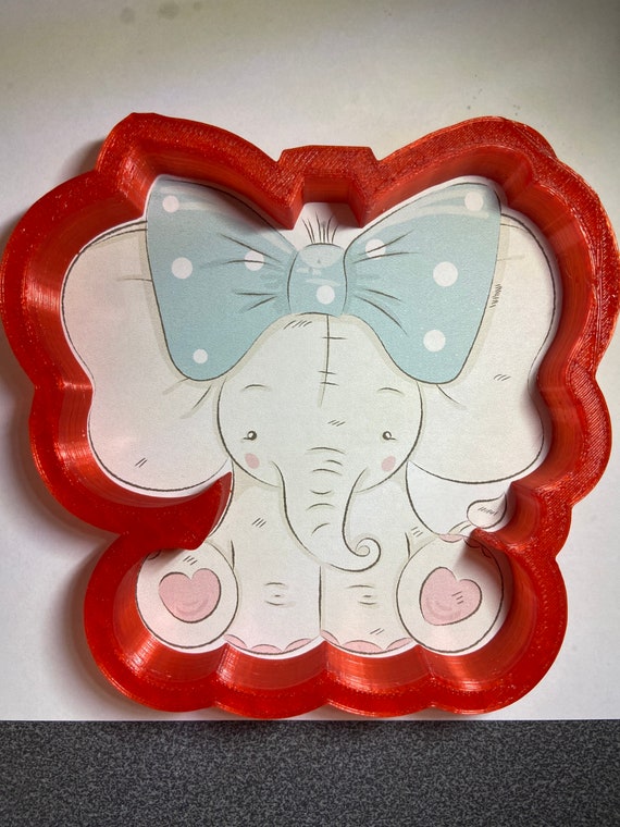 Baby Elephant Cookie Cutter | Etsy