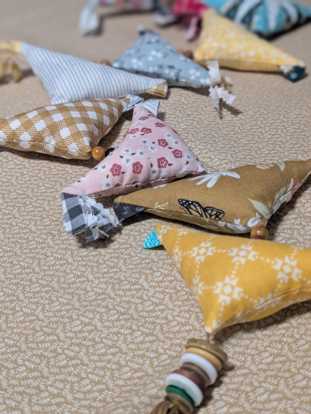 Prosperity Chickens for Decor Fabric Tiered Tray Notions - Etsy