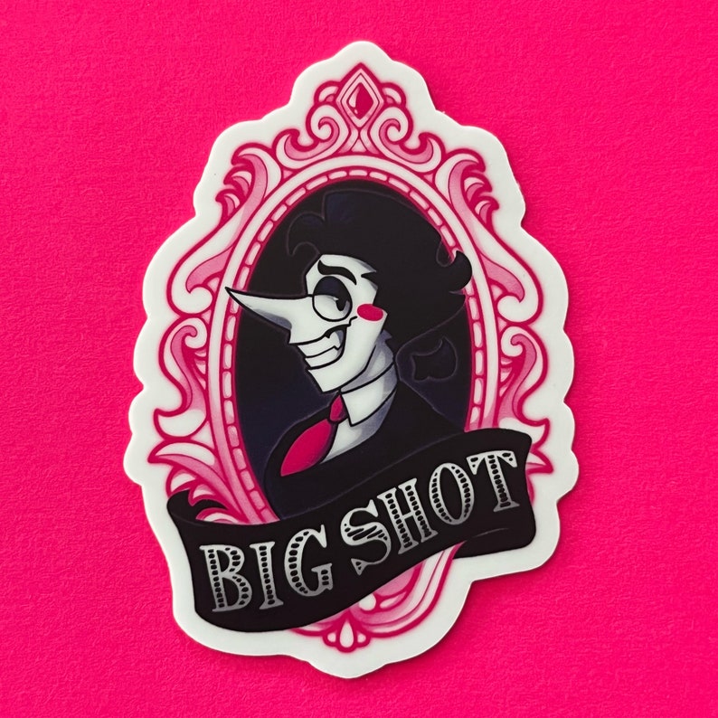 Deltarune Big Shot Spamton Sticker Die Cut Sticker 3 - Etsy