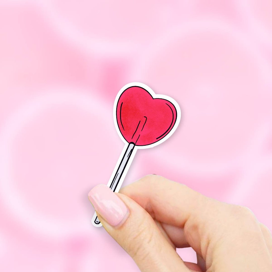 Heart Sucker Sticker - Matte Vinyl Decal - Etsy