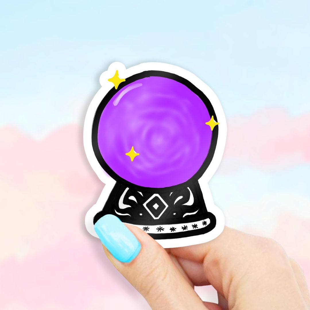 Crystal Ball Sticker - Etsy