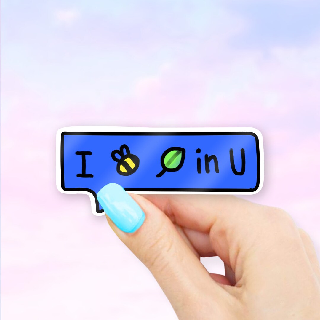 I Beeleaf in U Sticker - Laptop, Water Bottle Vinyl Decal - Etsy