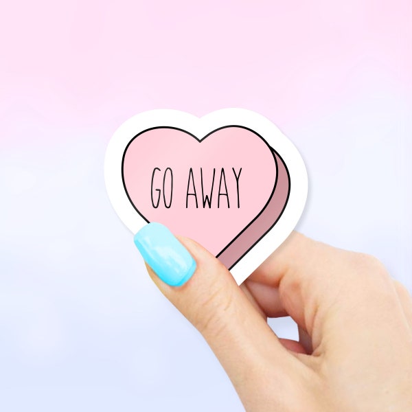 Go Away Stickers - Etsy