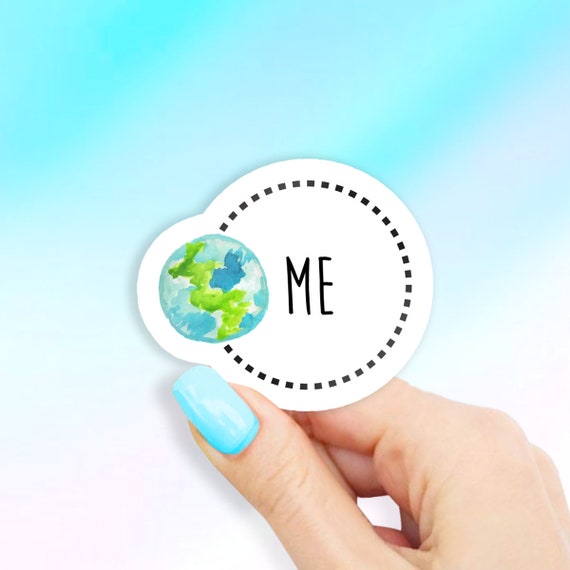 The World Revolves Around Me Sticker | Etsy