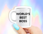 World's Best Boss Sticker MacBook Stickers Laptop - Etsy