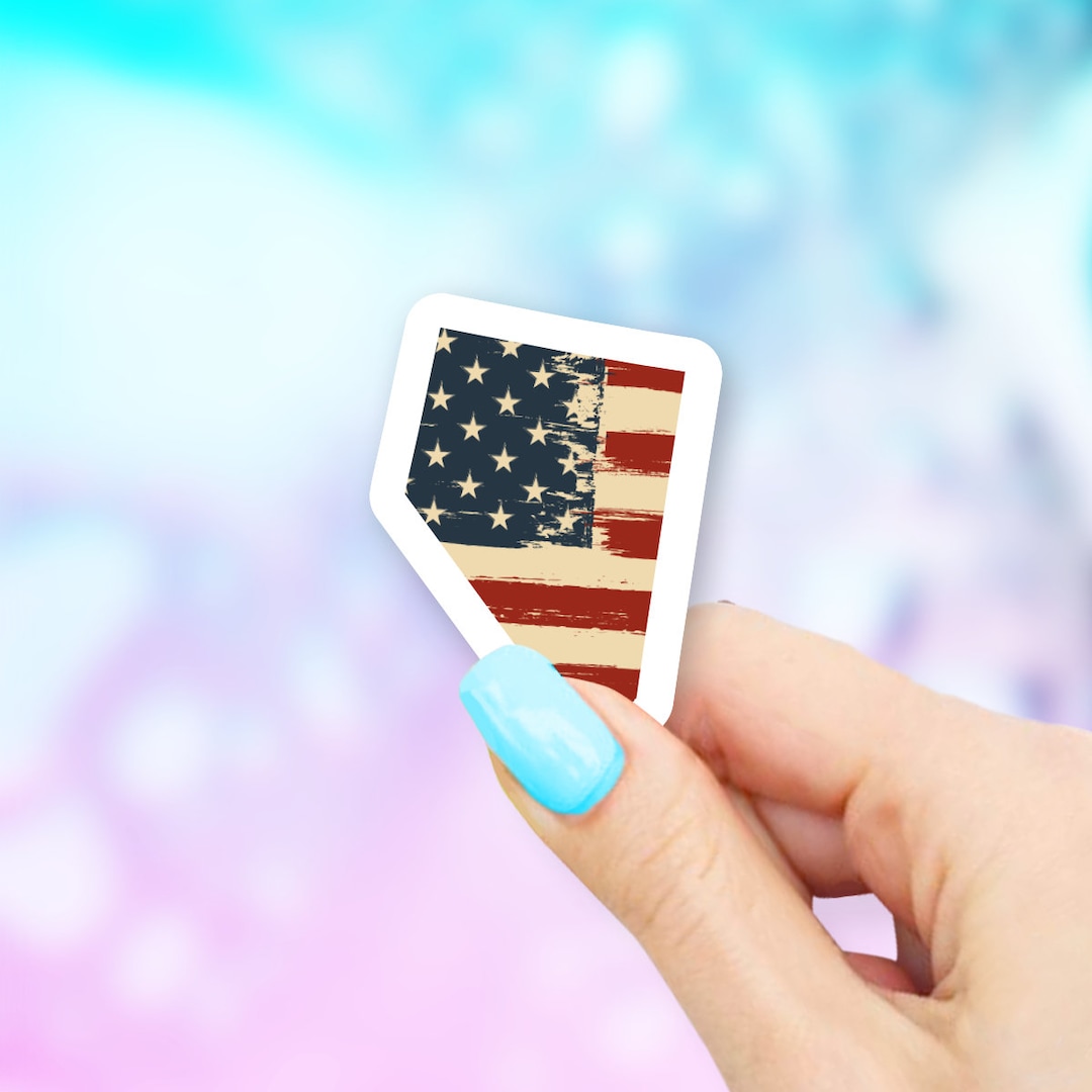Nevada Old USA Flag State Art Sticker - State Stickers | Nevada ...