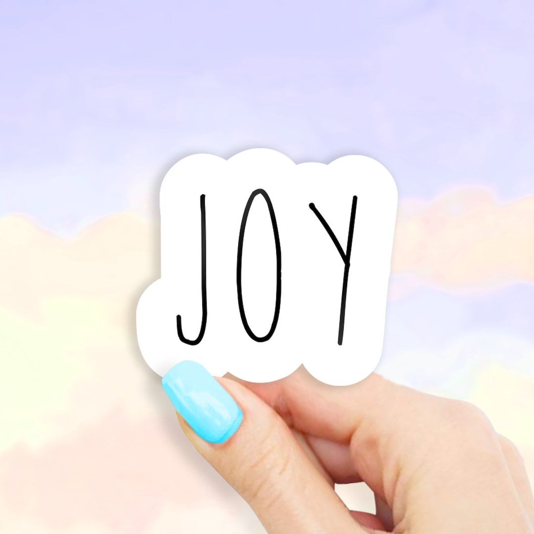 Joy Sticker - MacBook Stickers | Laptop Stickers | Waterbottle Stickers ...