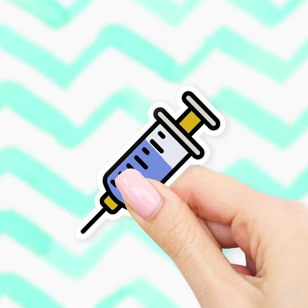 Syringe Stickers - Etsy
