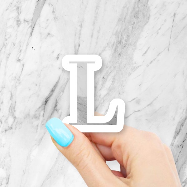 Waterbottle Letter Stickers - Etsy