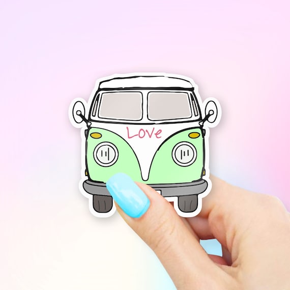 Love Bus Sticker | Etsy
