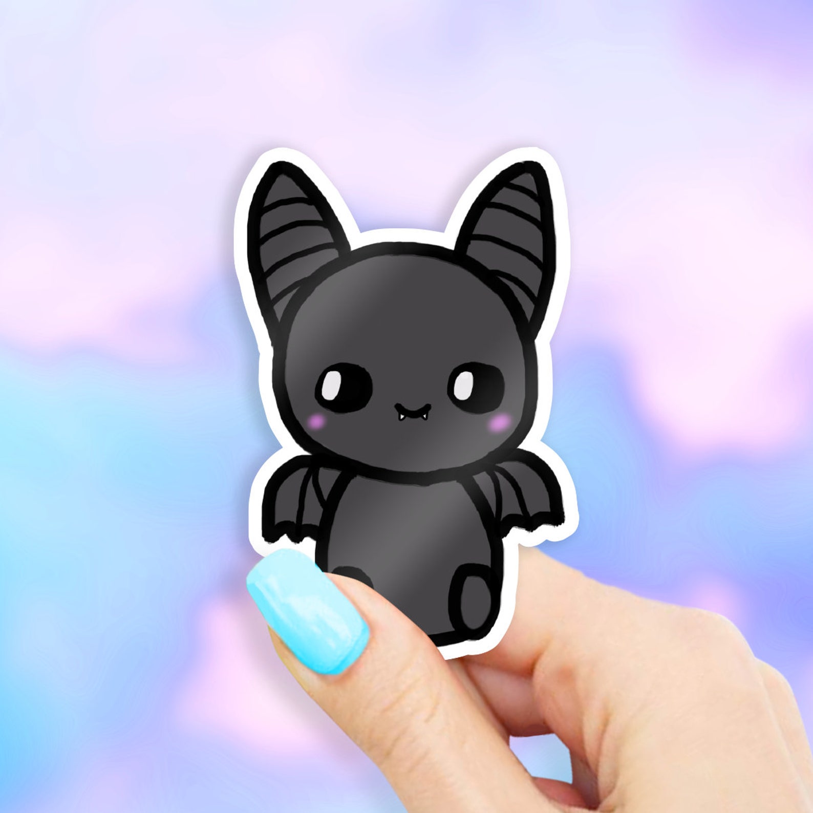 Cute Bat Vinyl Sticker, Laptop or Water Bottle Decal - Etsy