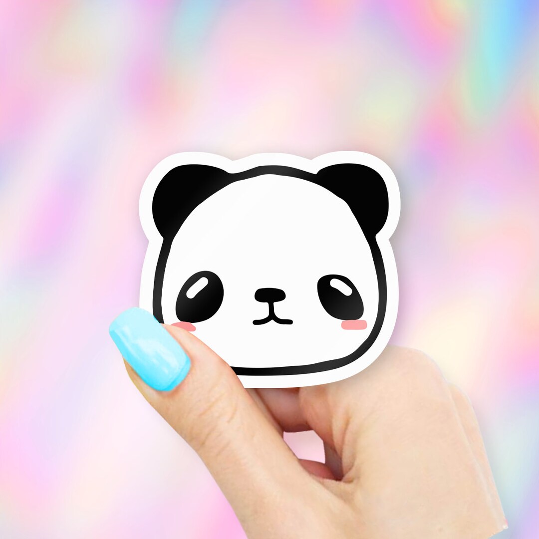 Cute Panda Sticker - Panda Stickers | Zoo Stickers | MacBook Stickers ...