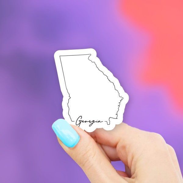 Georgia State Decal - Etsy