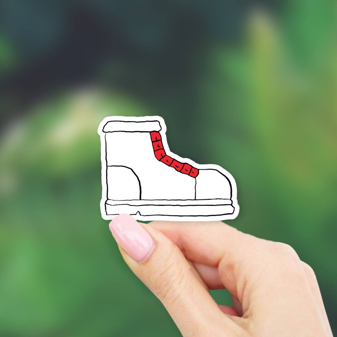 Hiking Boot Sticker - Camping Stickers | MacBook Stickers | Laptop ...