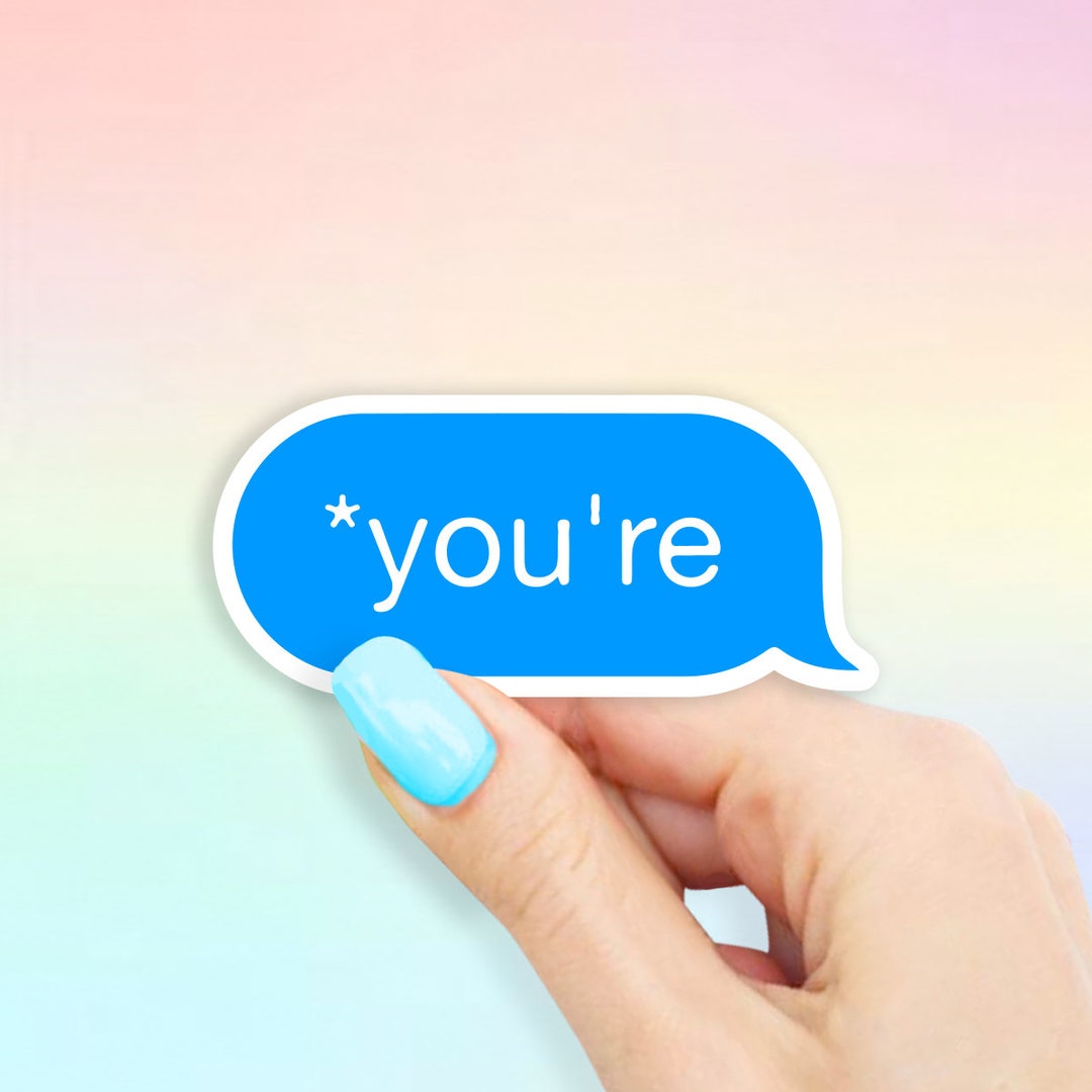You're Sticker - MacBook Stickers | Laptop Stickers | Waterbottle ...