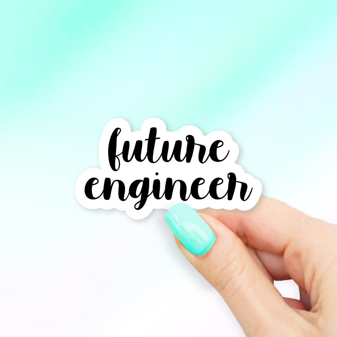 Future Engineer Sticker - Future Stickers | Career Stickers | MacBook ...