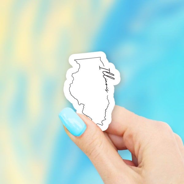 Illinois Stickers - Etsy