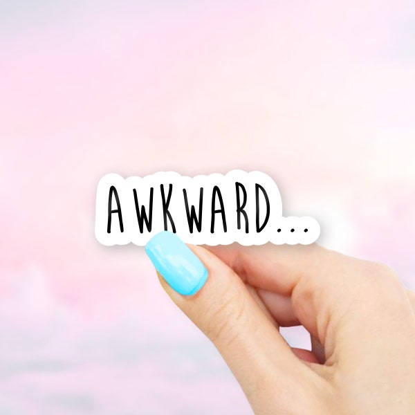 Awkward Sticker - Etsy