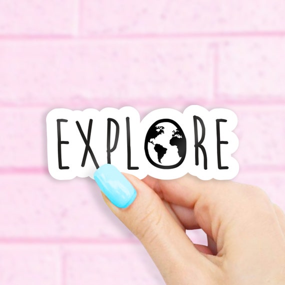 Explore Sticker Travel Stickers Macbook Stickers Laptop - Etsy