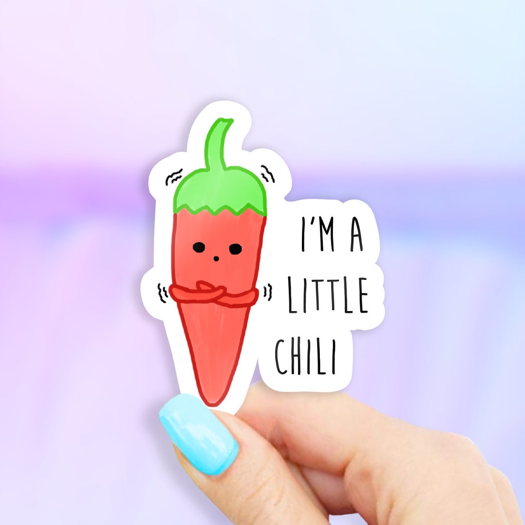 I'm A Little Chili Sticker MacBook Stickers Laptop Stickers Waterbottle ...