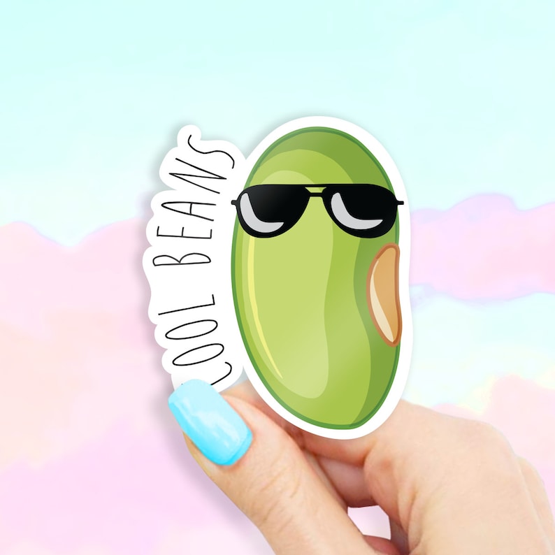 Cool Beans Sticker - Etsy