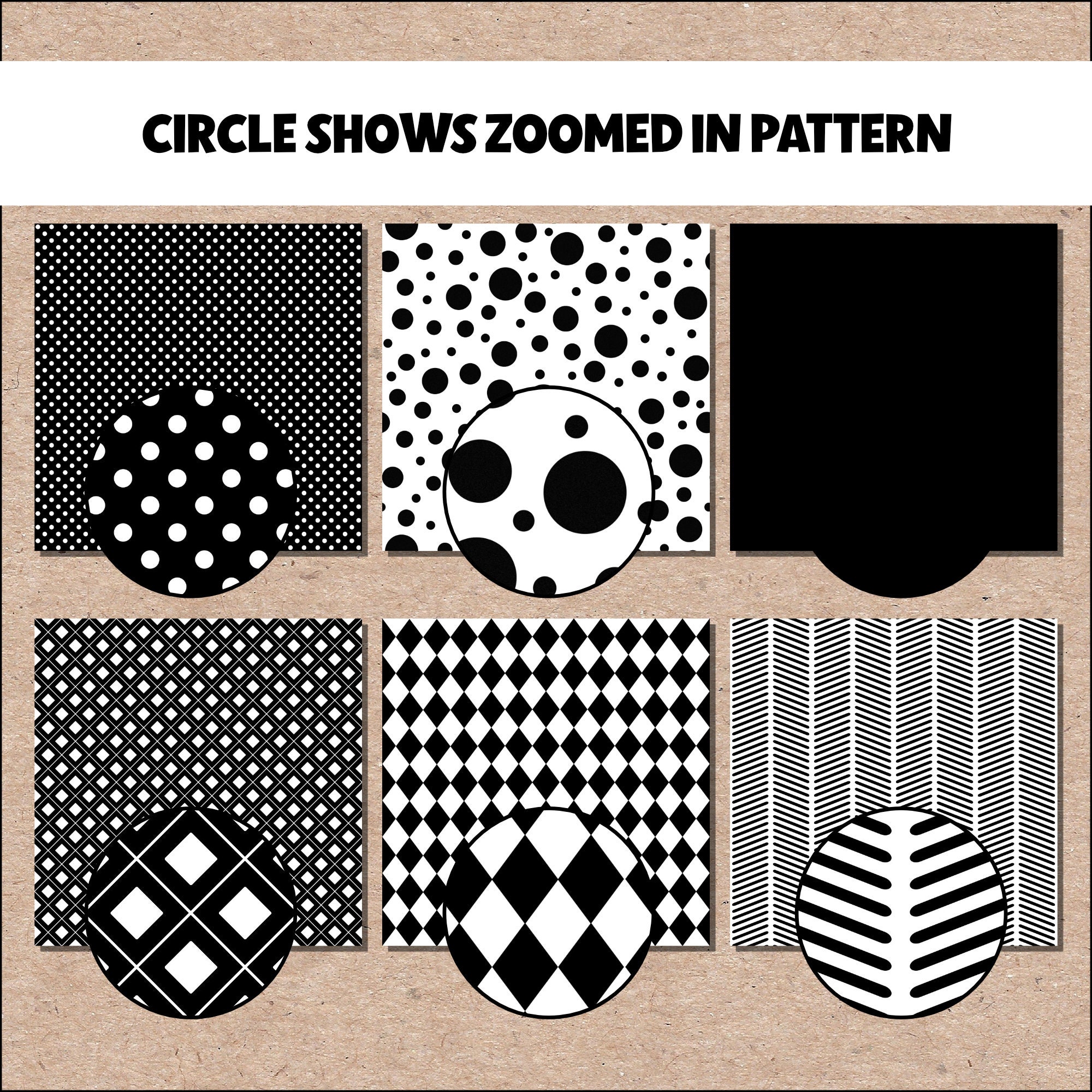 Black 12 X 12 Printable Seamless Pattern Digital Scrapbook Craft Paper ...