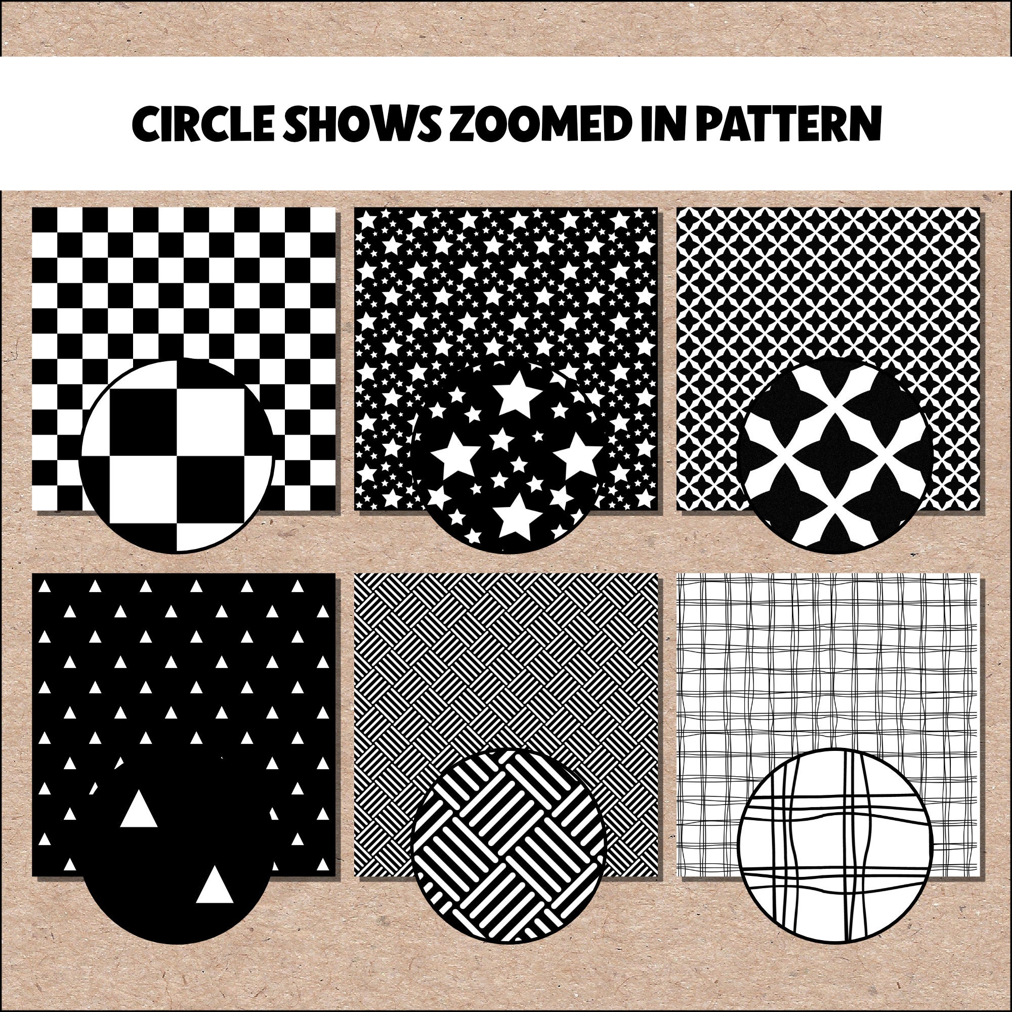 Black 12 X 12 Printable Seamless Pattern Digital Scrapbook Craft Paper ...