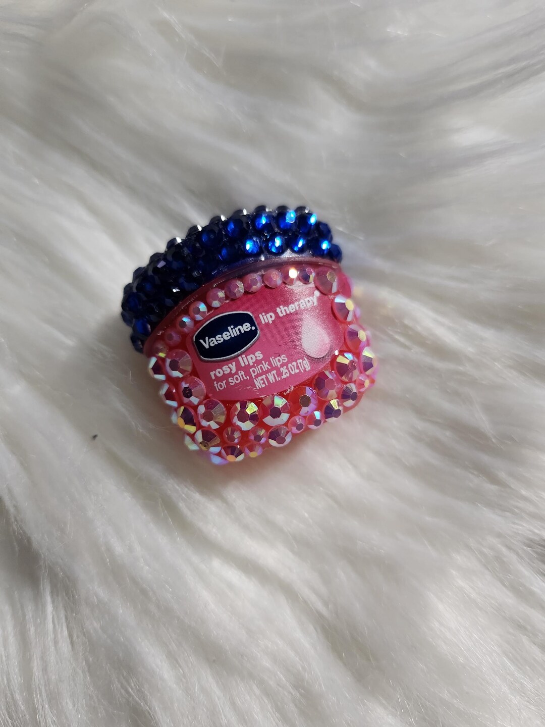Lip Balm Mini Vaseline, Bling Vaseline, Rosy Lips Vaseline, Vaseline, Bedazzled Gift, Bling Gift ...