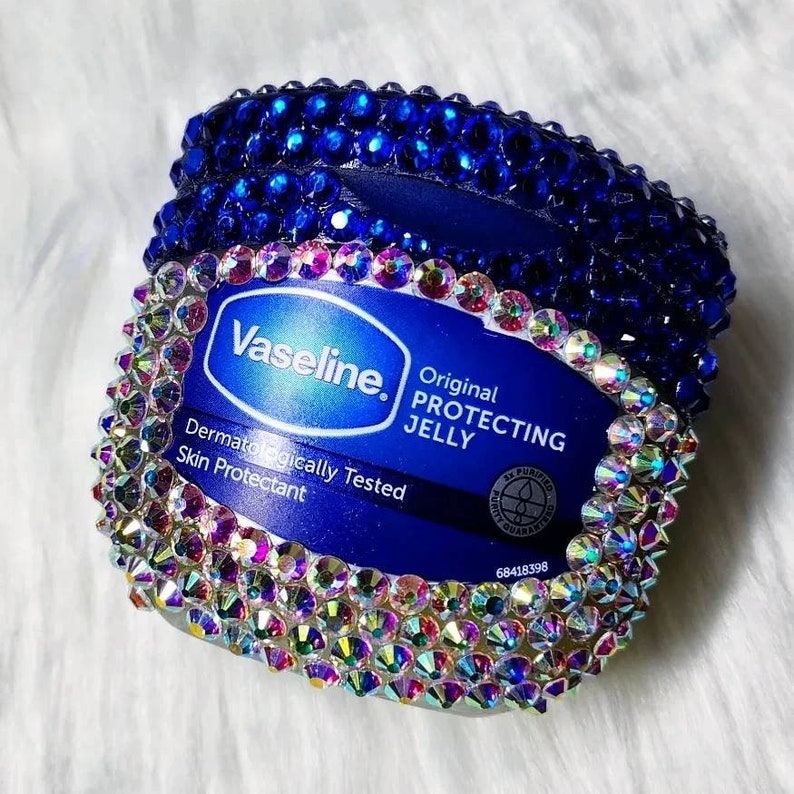 MADE TO ORDER Vaseline Jar Bling Vaseline50ml Bedazzled - Etsy