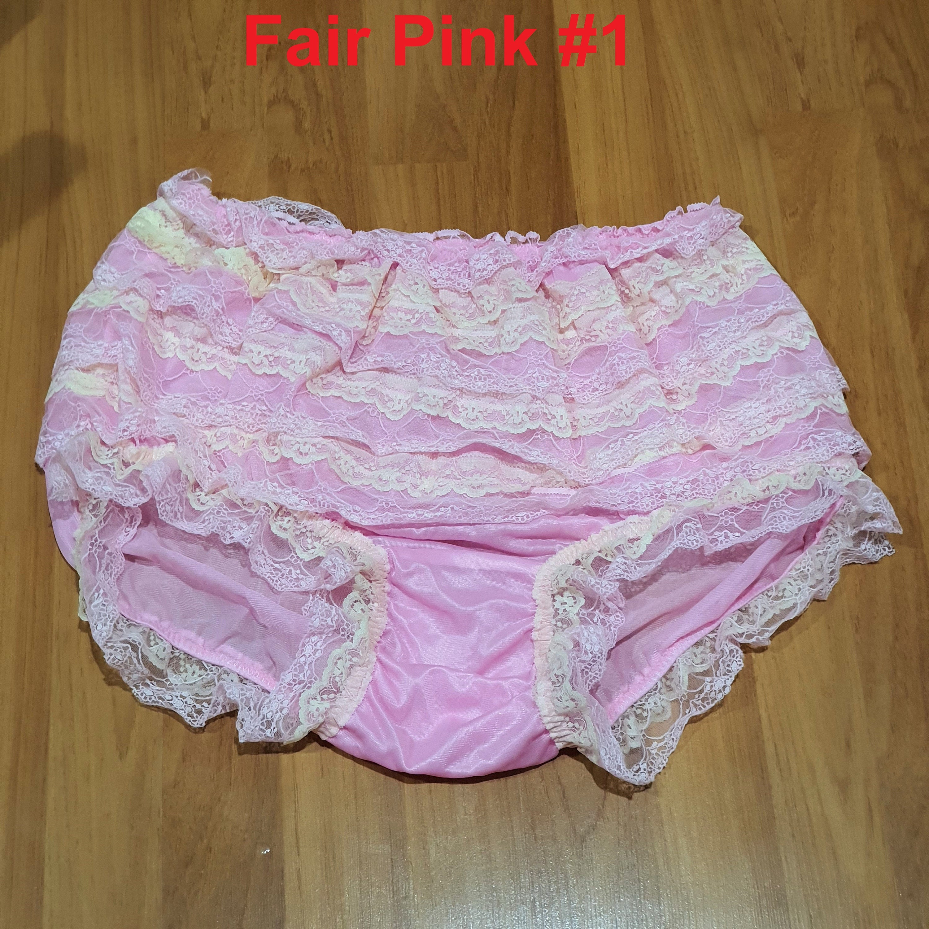 Discount Price!new Sissy Party Frilly Handmade Ruffled Lace Briefs ...
