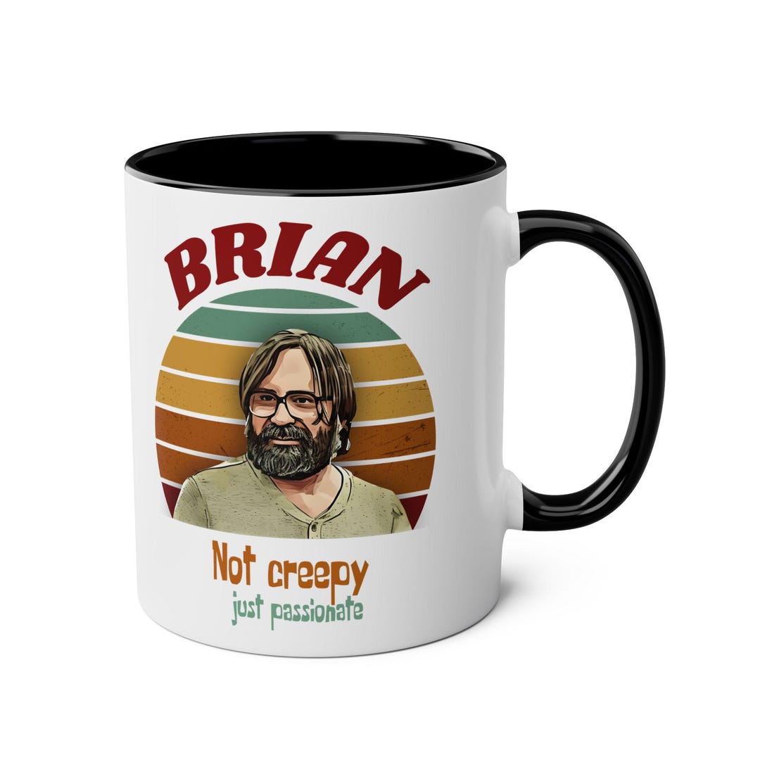 Brian Two-tone Coffee Mugs A Tribute to the Eccentric Genius From David ...